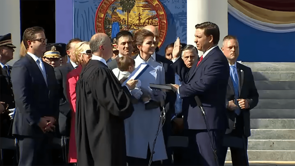 Ron DeSantis Officially Sworn in as 46th Governor of Florida – NBC 6 ...