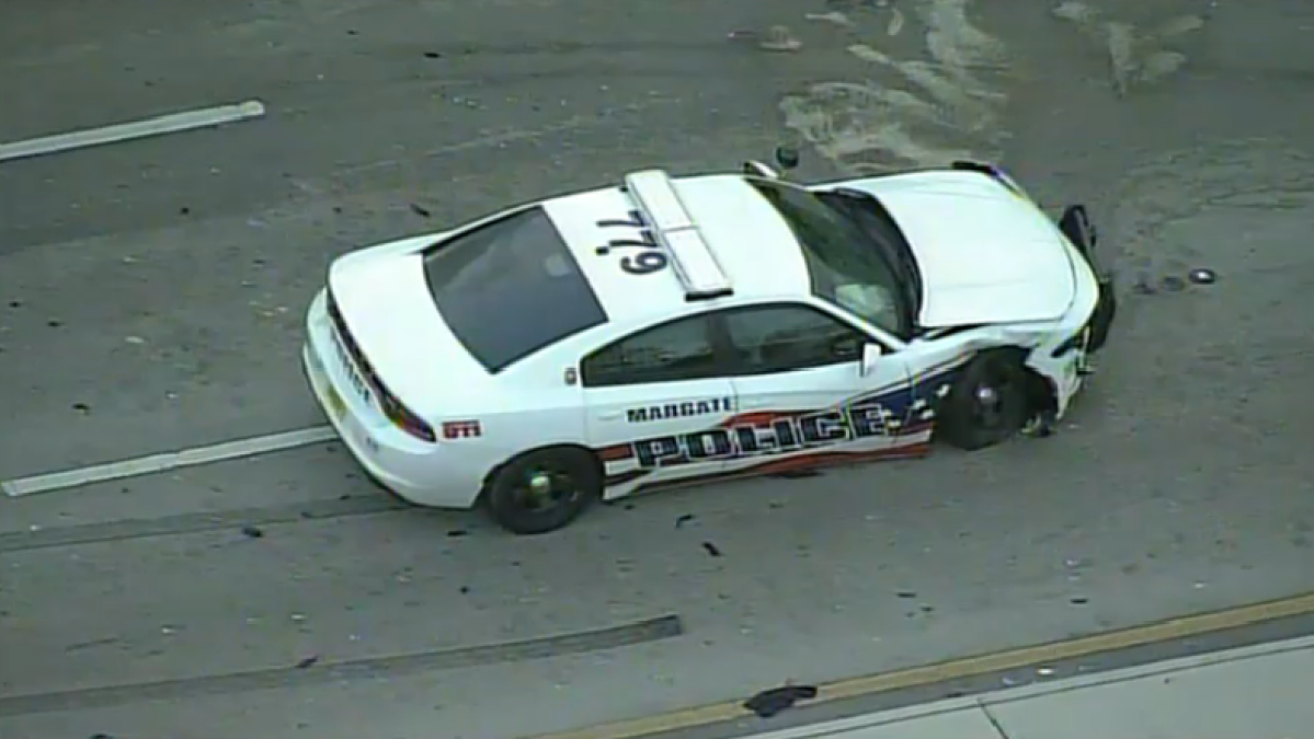 Officers Rushed to Hospital After Crash in Margate – NBC 6 South Florida