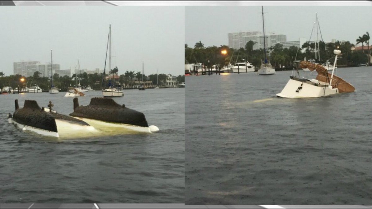 Severe Weather Overturns Boats in Fort Lauderdale – NBC 6 South Florida