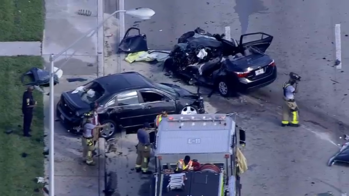 2 Hospitalized After Horrific Car Crash In Miami Gardens Nbc 6 South