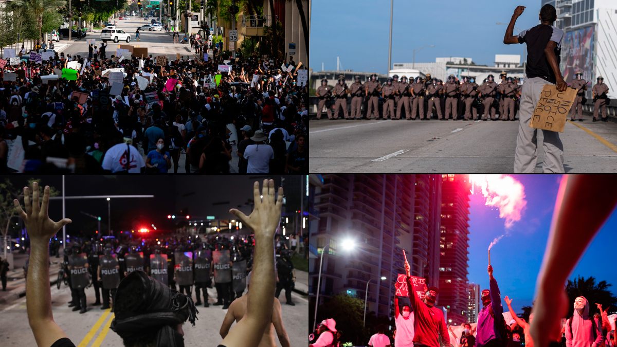 South Florida Begins Clean-Up Following Weekend Protest Violence ...