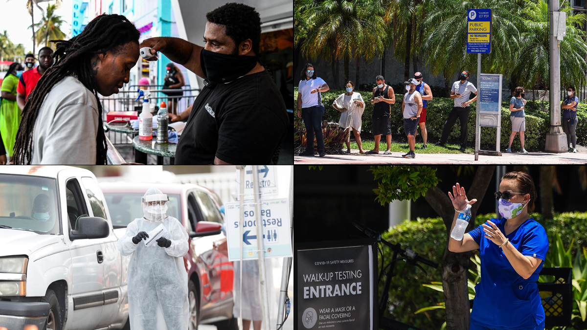 Florida Again Sets Daily Record for New Coronavirus Cases With Nearly ...