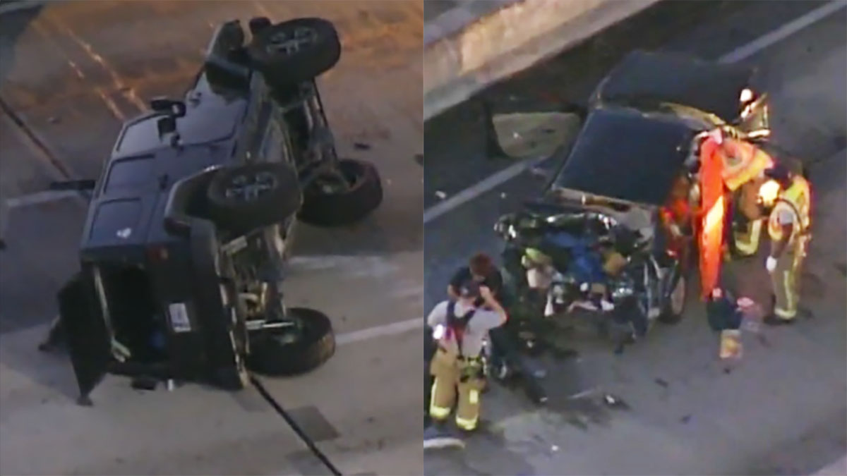 Early Morning Rollover Crash on I-95 in NW Miami-Dade Causes Major Traffic Delays – NBC 6 South ...