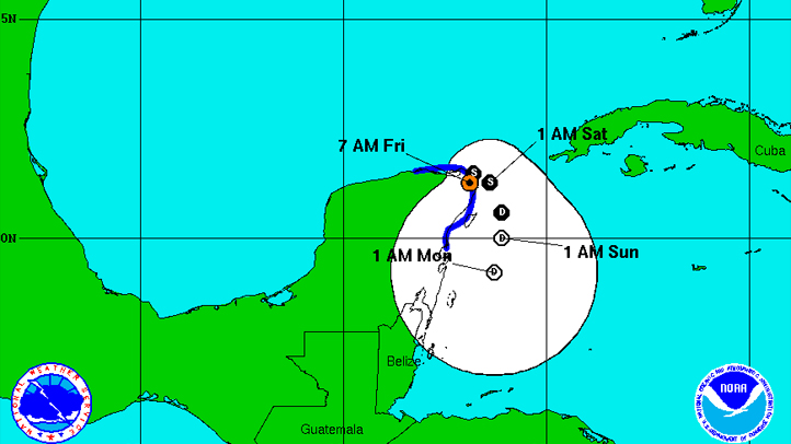 Rina Weakens to Tropical Depression – NBC 6 South Florida