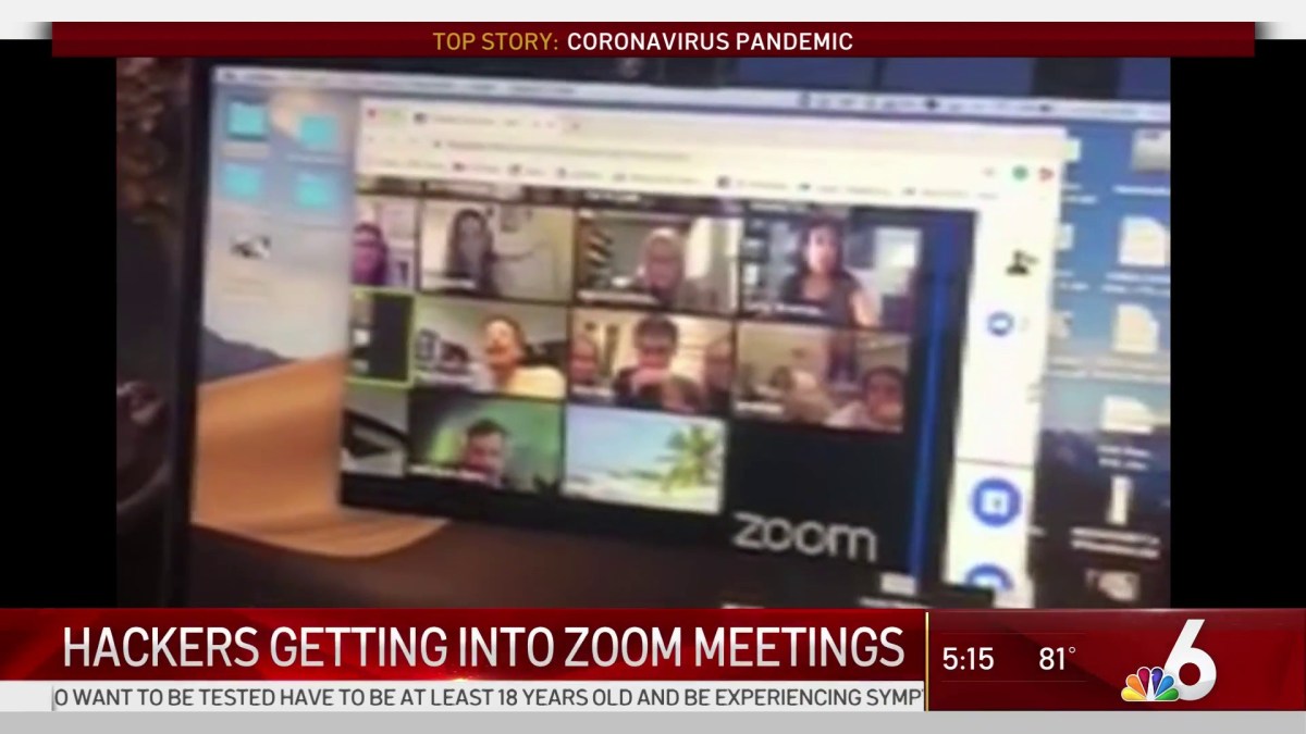Hackers Getting Into Zoom Meetings – NBC 6 South Florida