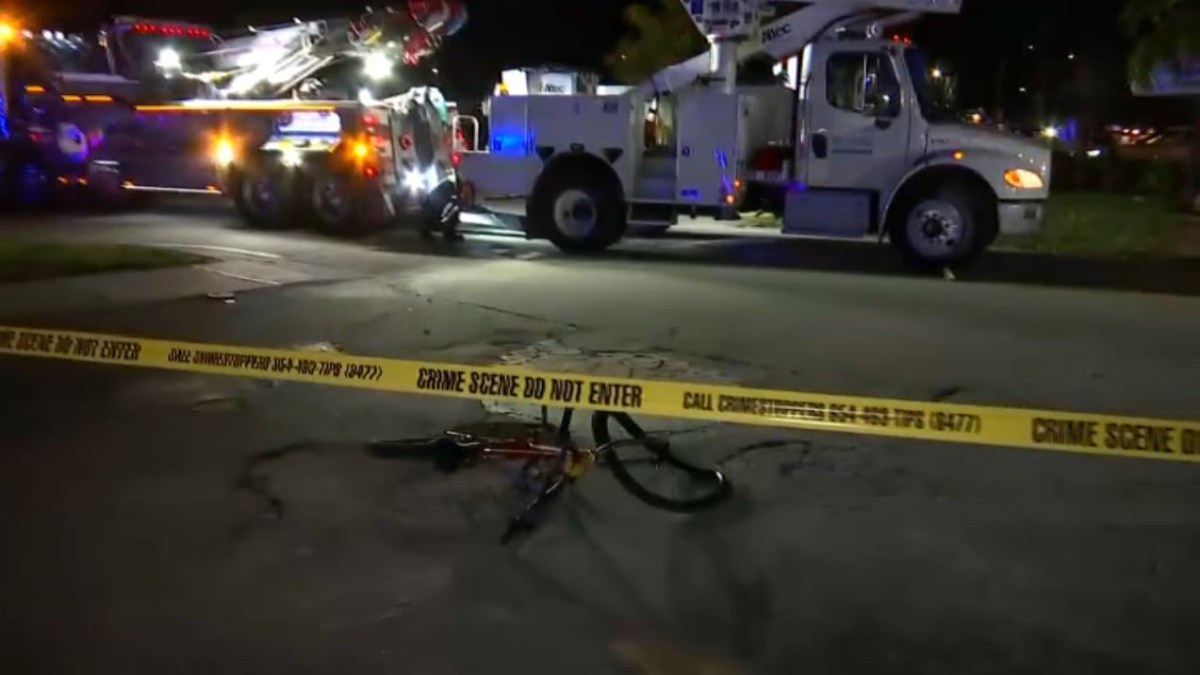 Bicyclist Dead After Being Hit By Truck In Broward County Nbc 6 South
