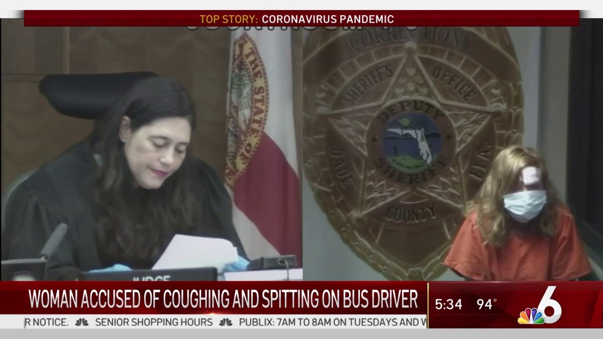 Woman Accused of Coughing and Spitting on South Beach Bus Driver After ...