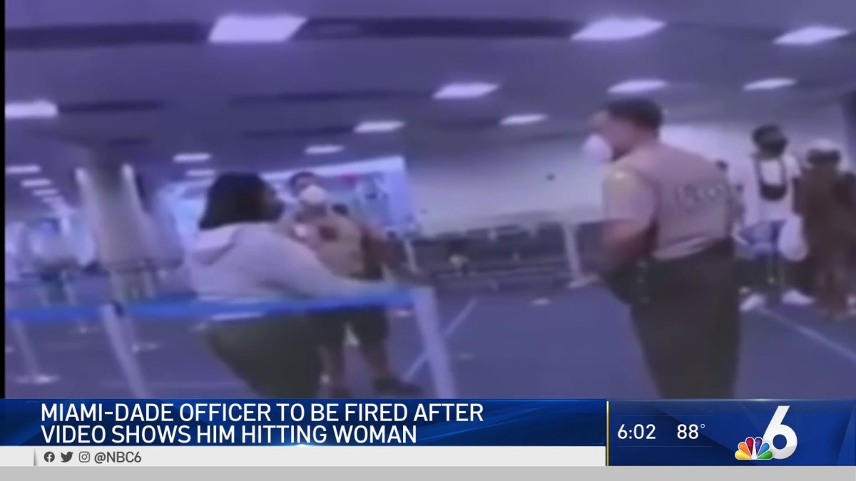 Miami-Dade Officer Caught on Video Hitting Woman at MIA – NBC 6 South ...