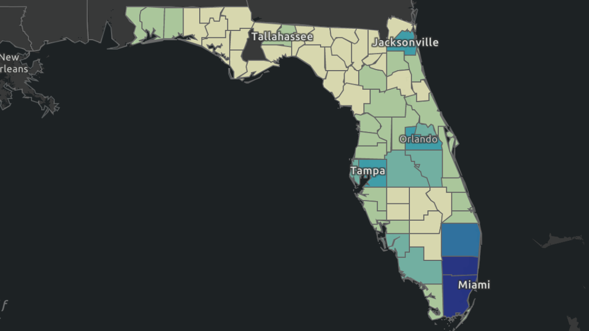 ZIP Code Maps Showing Virus Impact May Be Misleading – NBC 6 South Florida
