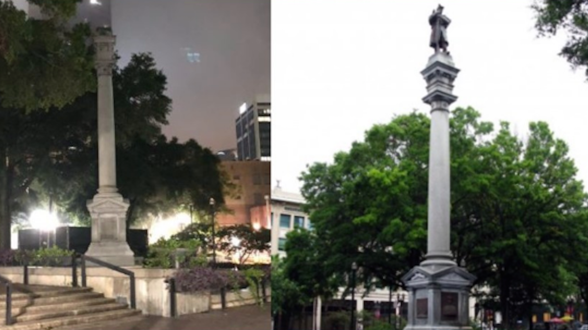 Monument Honoring Confederate Veterans Removed From Jacksonville Park ...
