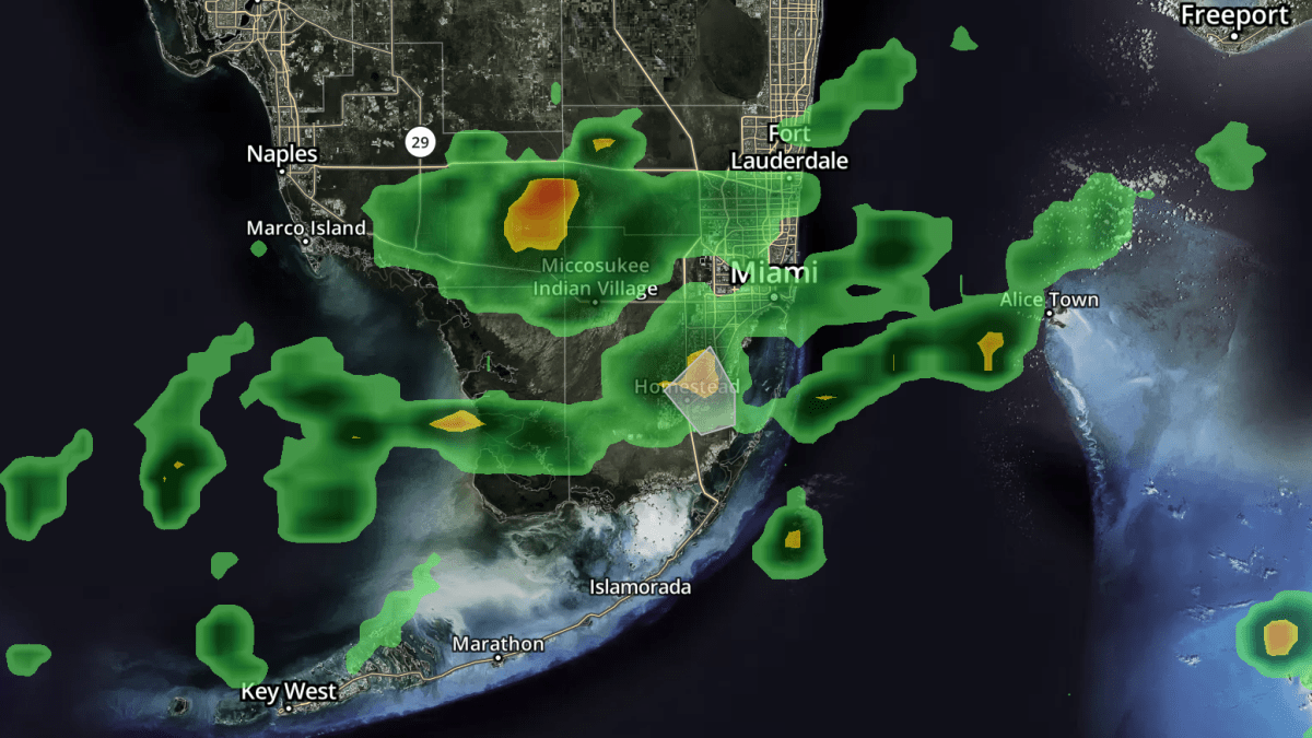 Scattered Rain Possible, Flood Advisory Issued for Parts of Miami-Dade ...