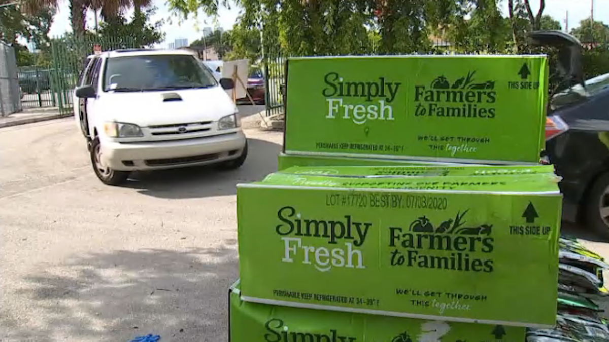 Commissioners Hold Food Distribution Amid Growing Concern Over Pandemic ...