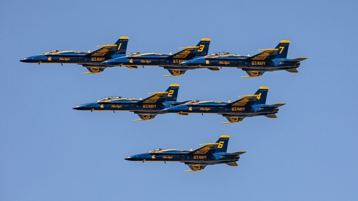 Navy Blue Angels’ Flyover Sought to Bring Hope to South Florida ...