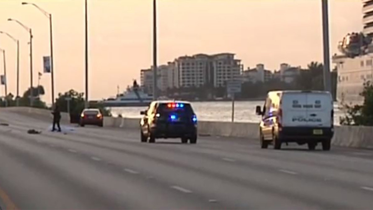 Pedestrian Killed While Crossing MacArthur Causeway: Police – NBC 6 ...
