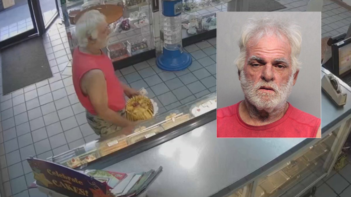 Caught on Camera: Man Takes Cake From Miami Bakery – NBC 6 South Florida