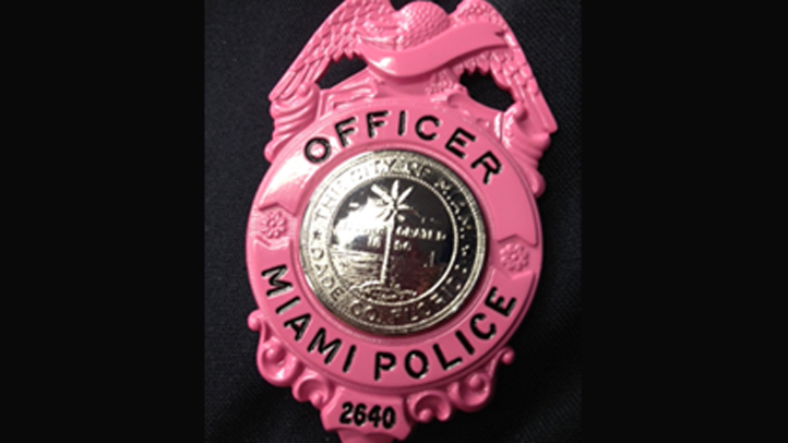 Miami Police Sport Pink Badges for Breast Cancer Awareness – NBC 6 ...