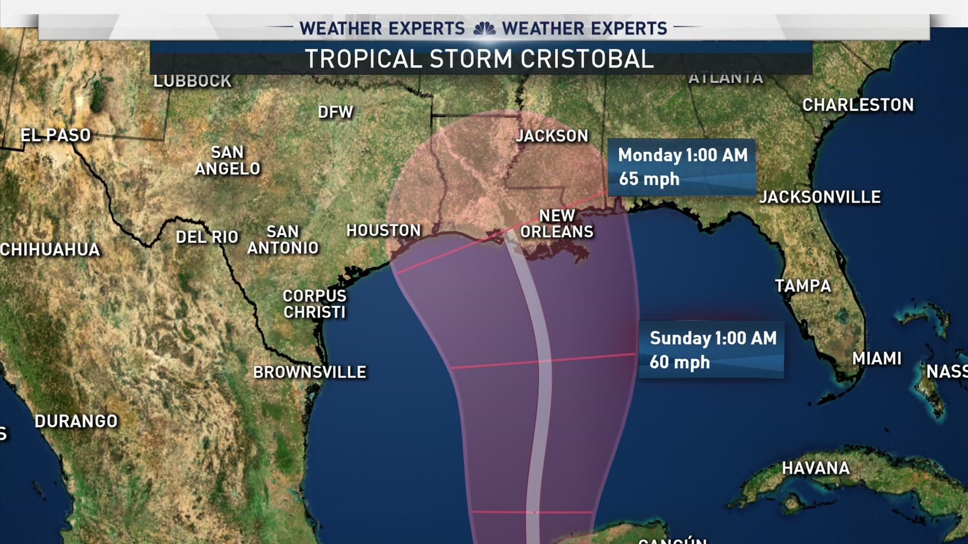 Tropical Storm Cristobal Forecast to Surge Toward US – NBC 6 South Florida