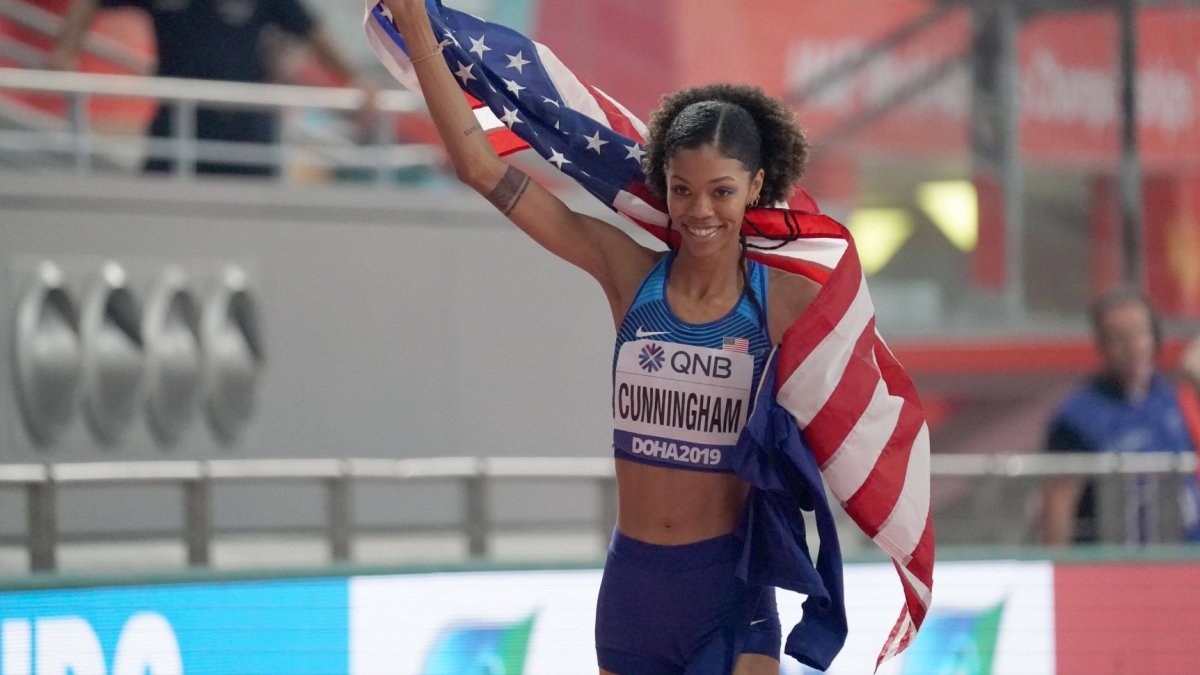 High Jumper Vashti Cunningham Recreates Her Jumps — With Legos – NBC 6 ...