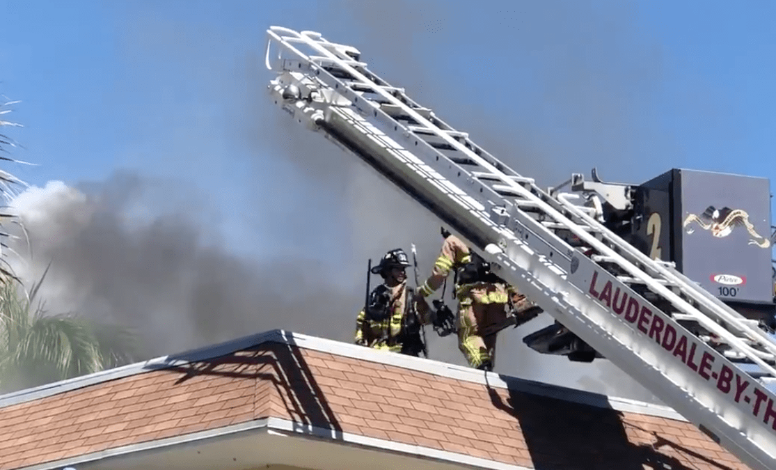 Firefighter Hospitalized With Minor Injuries After Hotel Fire in ...