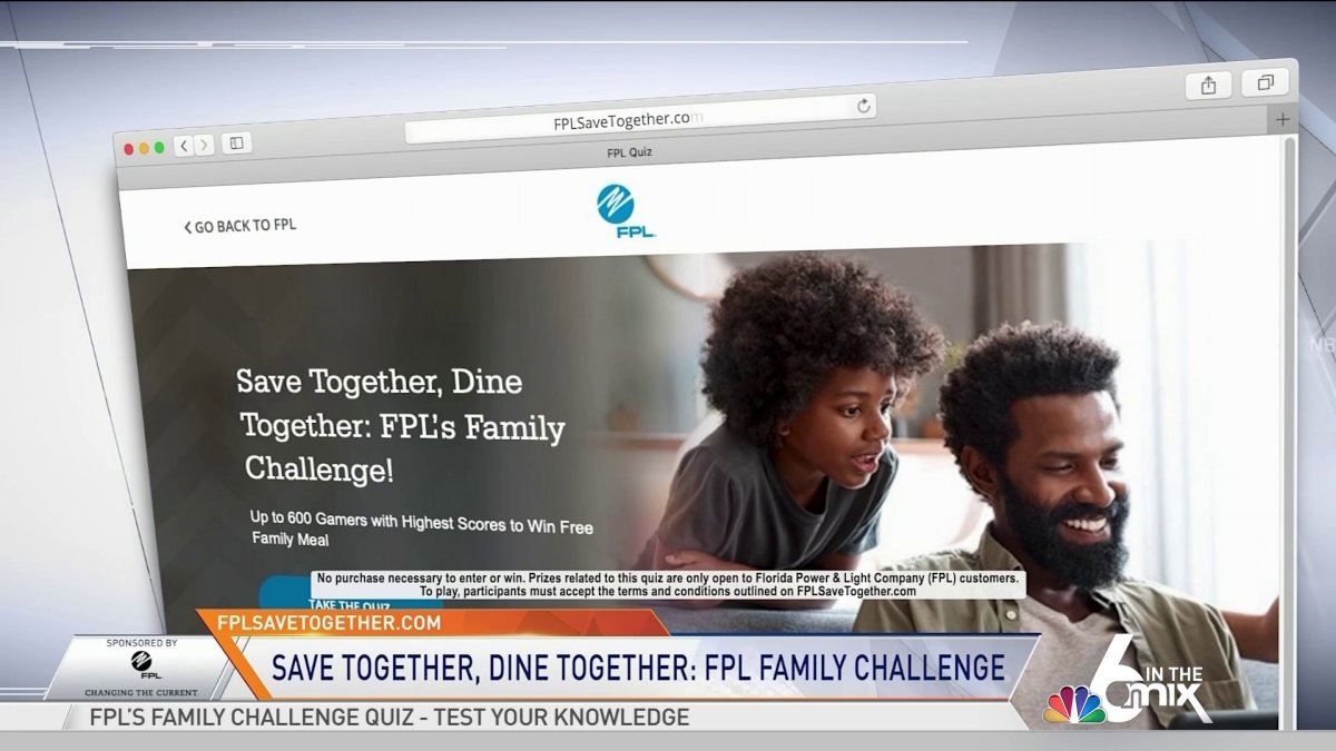 FPL Family Challenge Quiz Tests Your Knowledge – NBC 6 South Florida