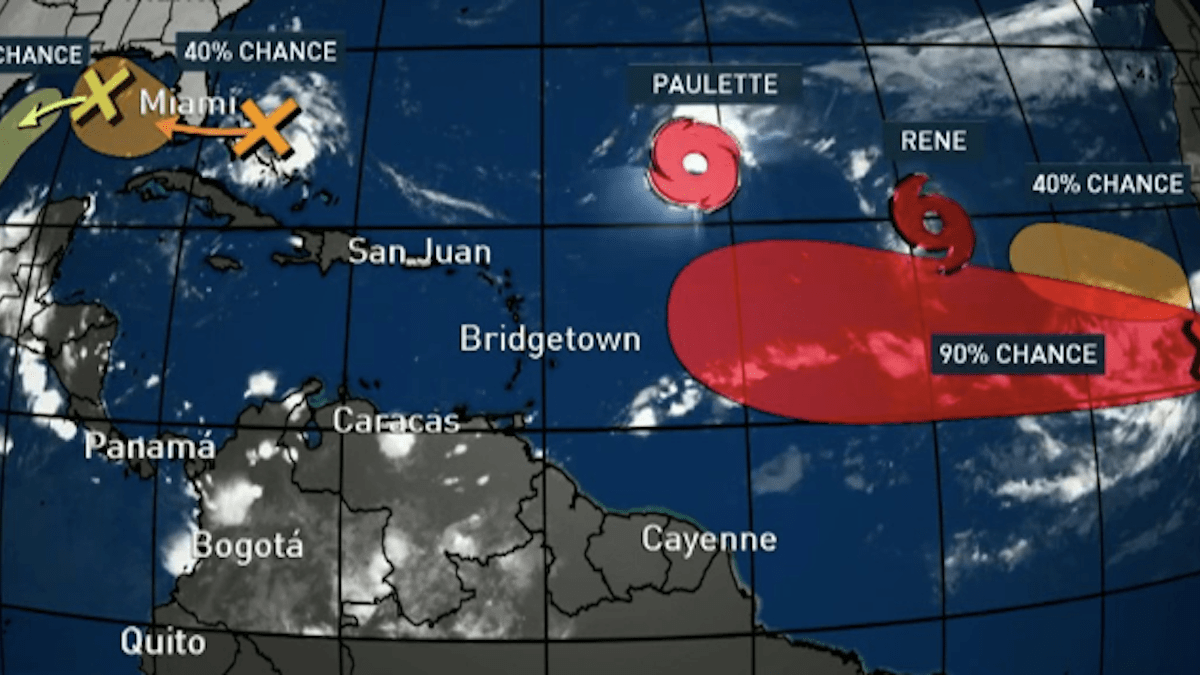 Paulette, Rene Among 6 Systems Being Watched; South Florida Not in ...