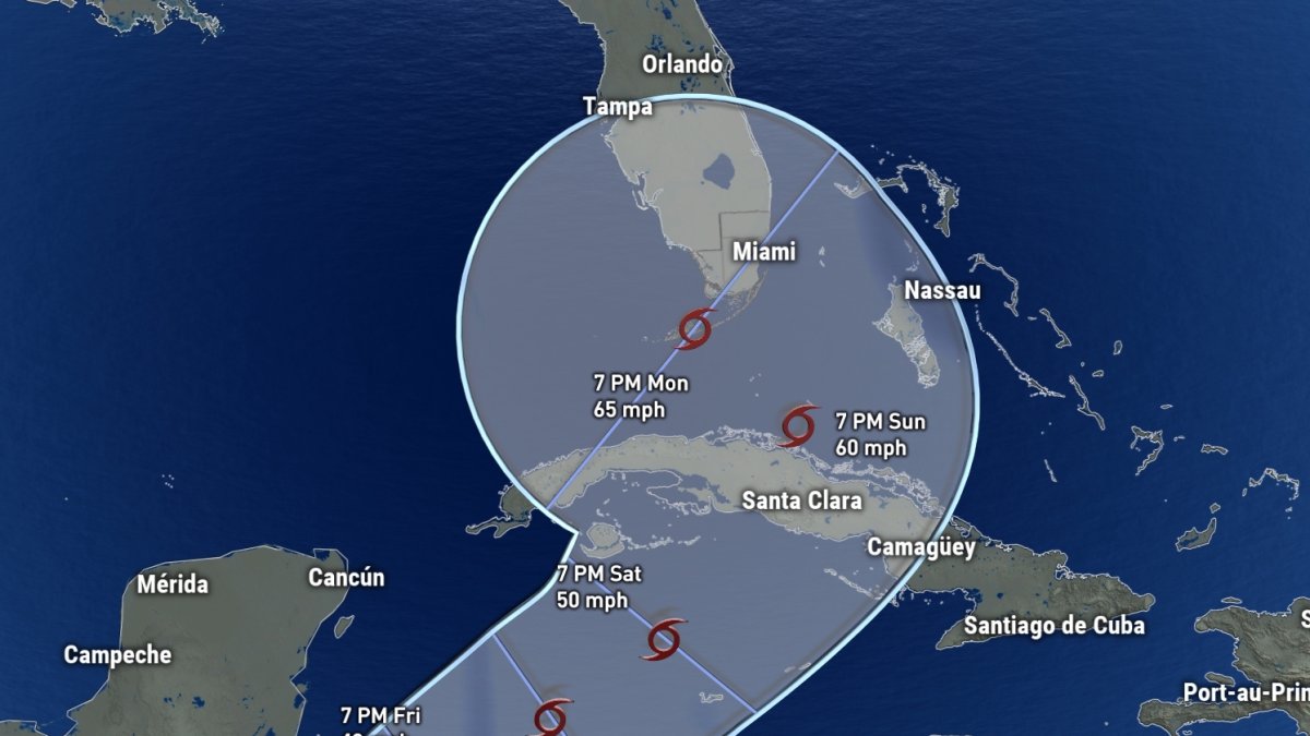 South Florida Remains in Cone of Concern as Eta Weakens to Depression ...