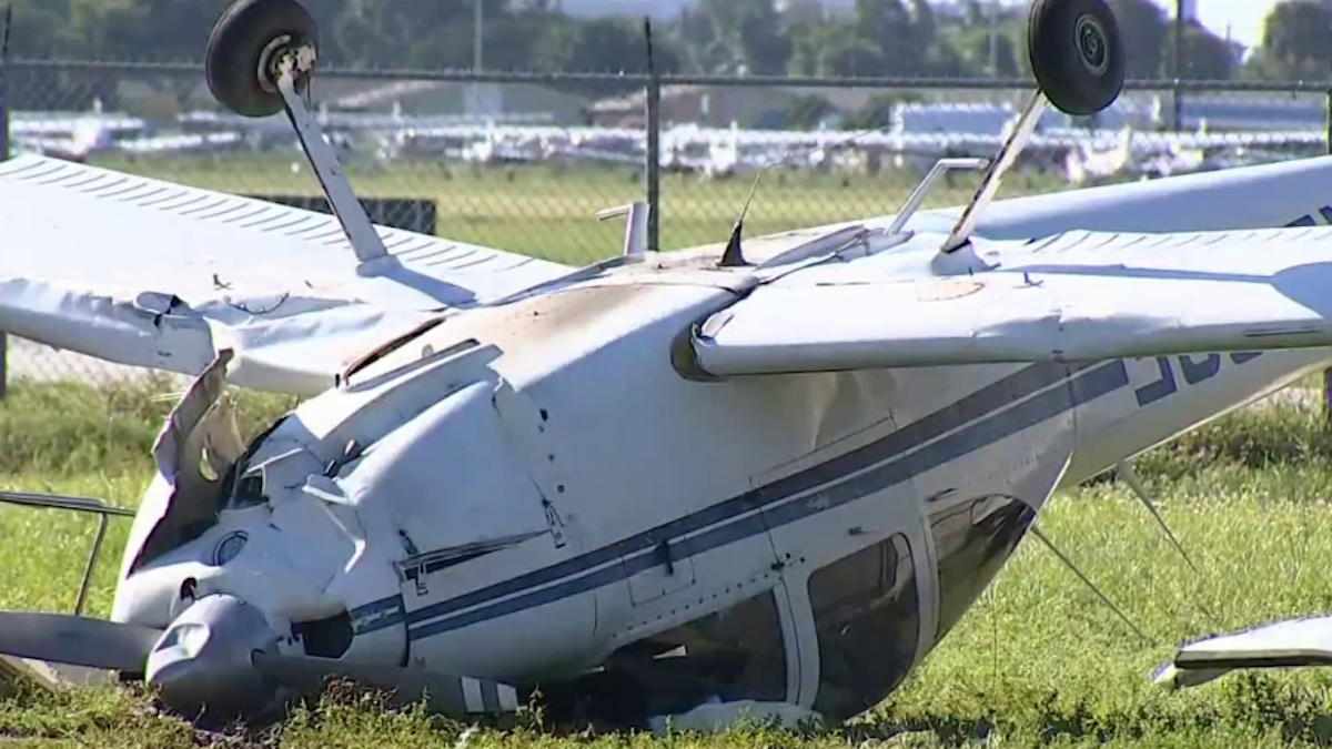 No Injuries Reported After Small Plane Crashes in Pembroke Pines – NBC ...
