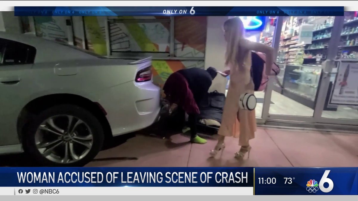 Woman Accused of Leaving Scene of Miami Beach Crash – NBC 6 South Florida