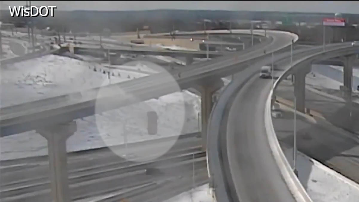 Driver Survives 70-Foot Plunge Off Wisconsin Interchange – NBC 6 South ...