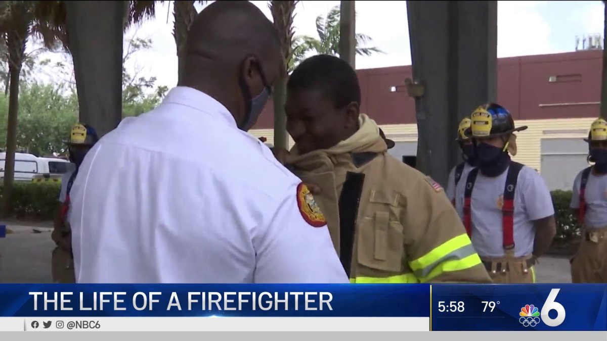 Brother of Chassidy Saunders Gets to Be Firefighter for the Day – NBC 6 ...