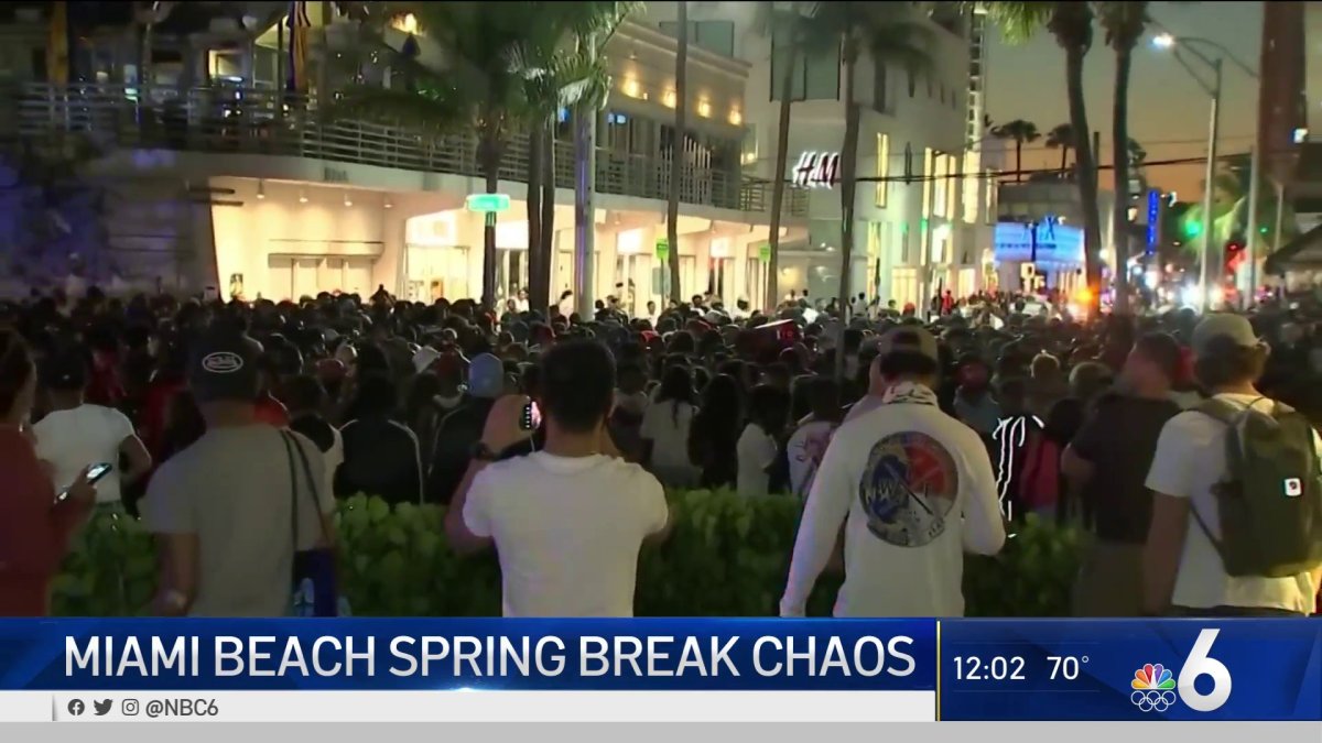 Spring Break Chaos Takes Over Miami Beach – NBC 6 South Florida