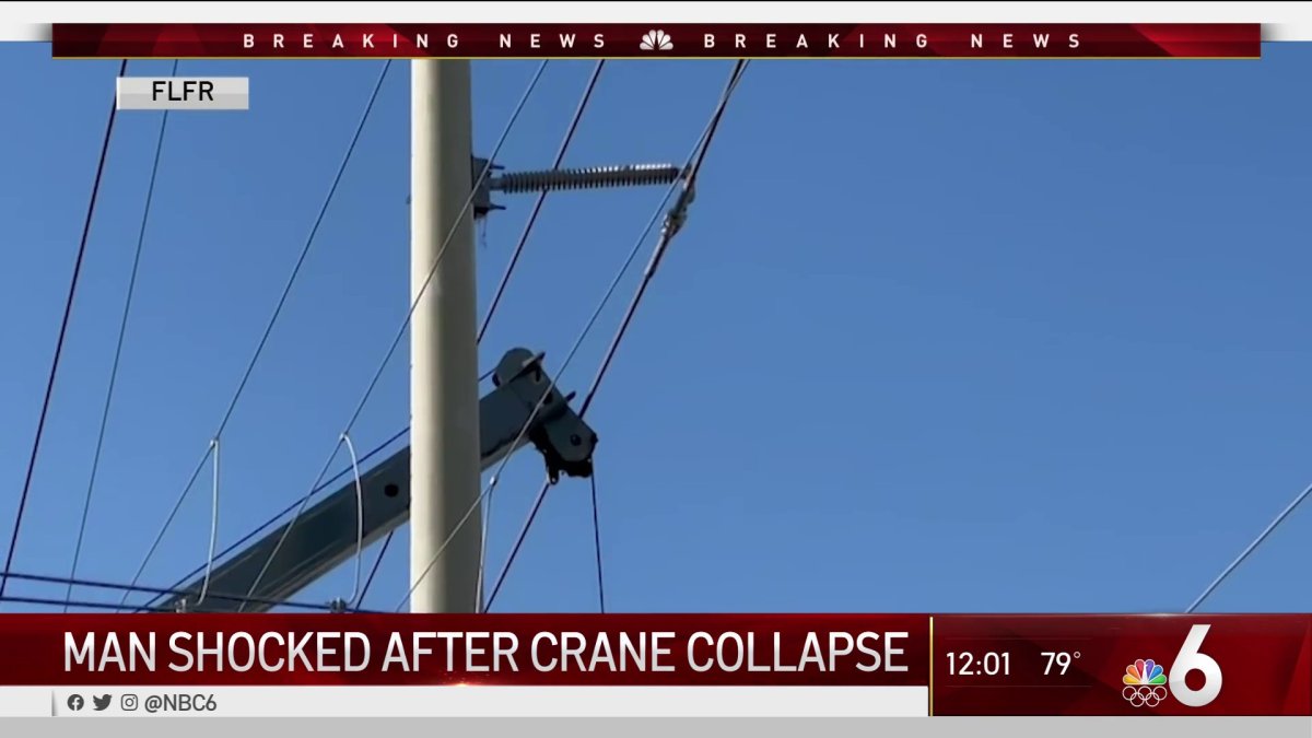 Man Shocked After Crane Collapses in Fort Lauderdale – NBC 6 South Florida