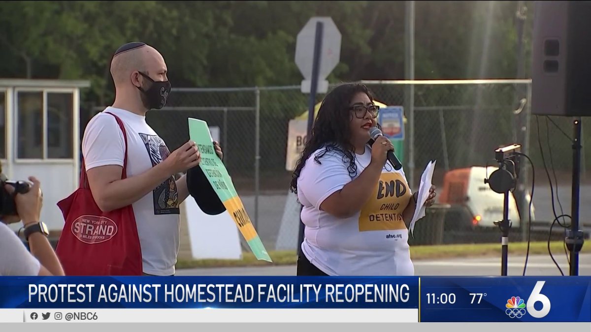 Protest Against Homestead Facility Reopening – NBC 6 South Florida