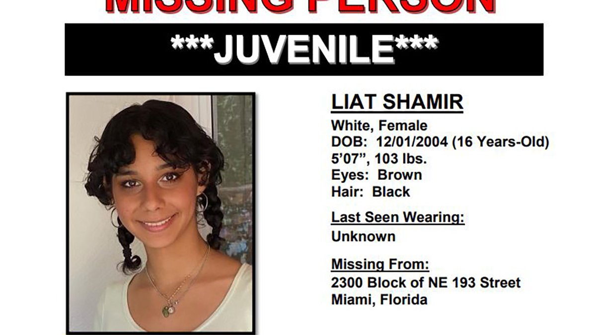 Police Searching for Miami Teen Girl Missing Since Wednesday – NBC 6 ...
