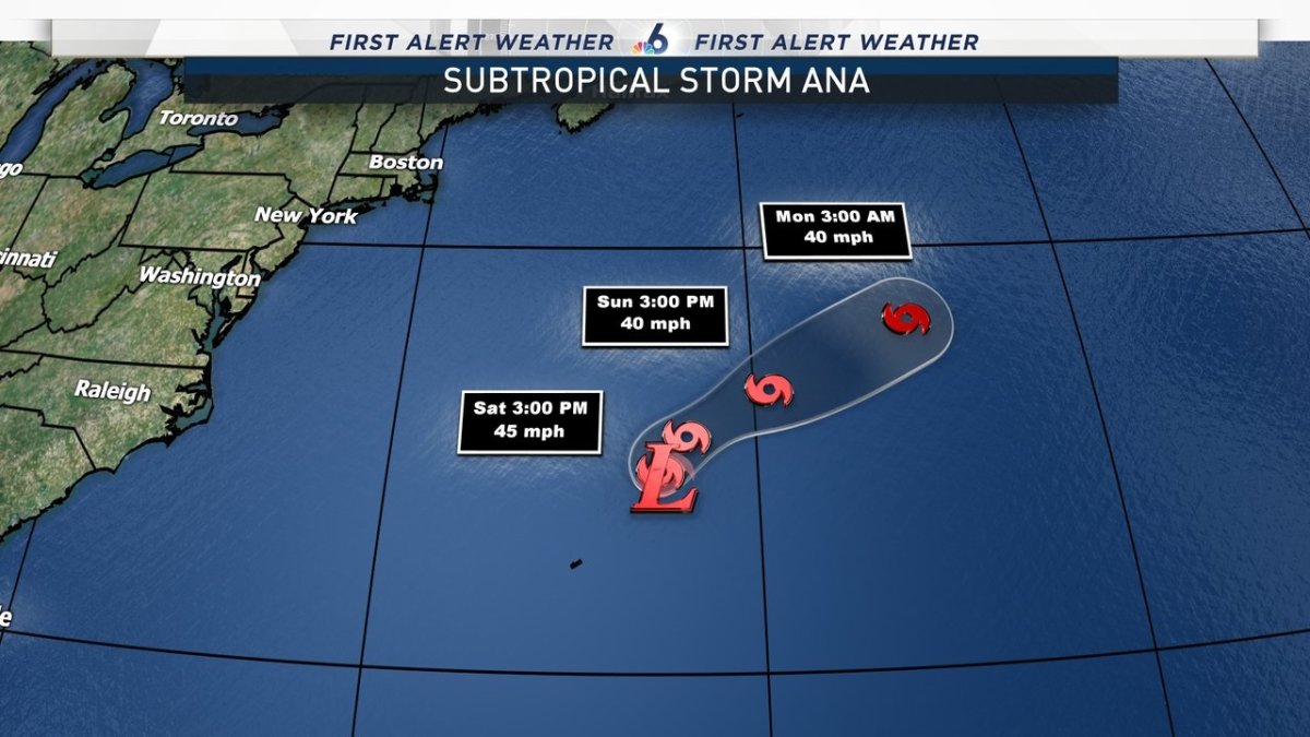 Ana Becomes a Tropical Storm as It Moves Away From Bermuda – NBC 6 ...