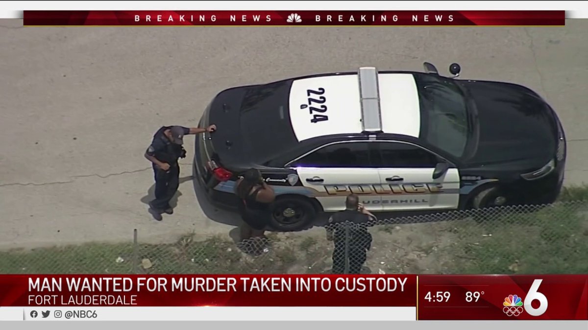 Murder Suspect Taken Into Custody in Fort Lauderdale – NBC 6 South Florida