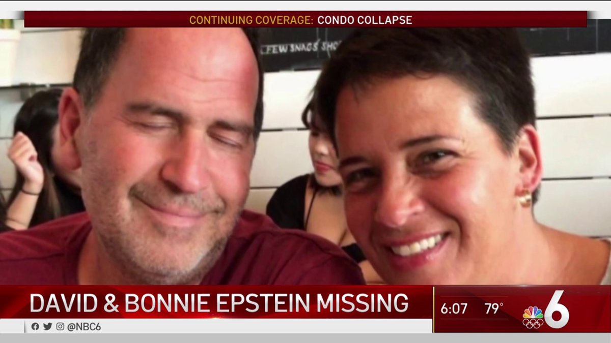 Snowbirds David & Bonnie Epstein Missing After Collapse – NBC 6 South ...