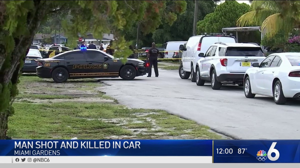 Man Shot And Killed In Car In Miami Gardens Nbc 6 South Florida