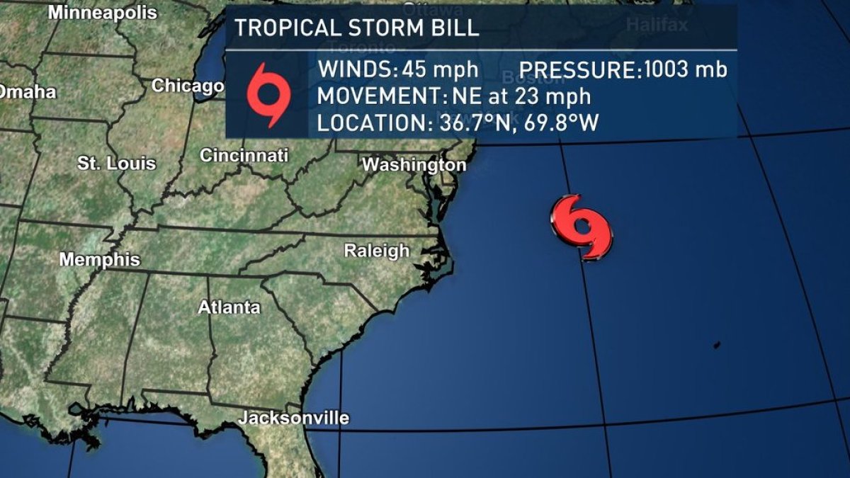Tropical Storm Bill Forms, Expected to Be Short-Lived – NBC 6 South Florida