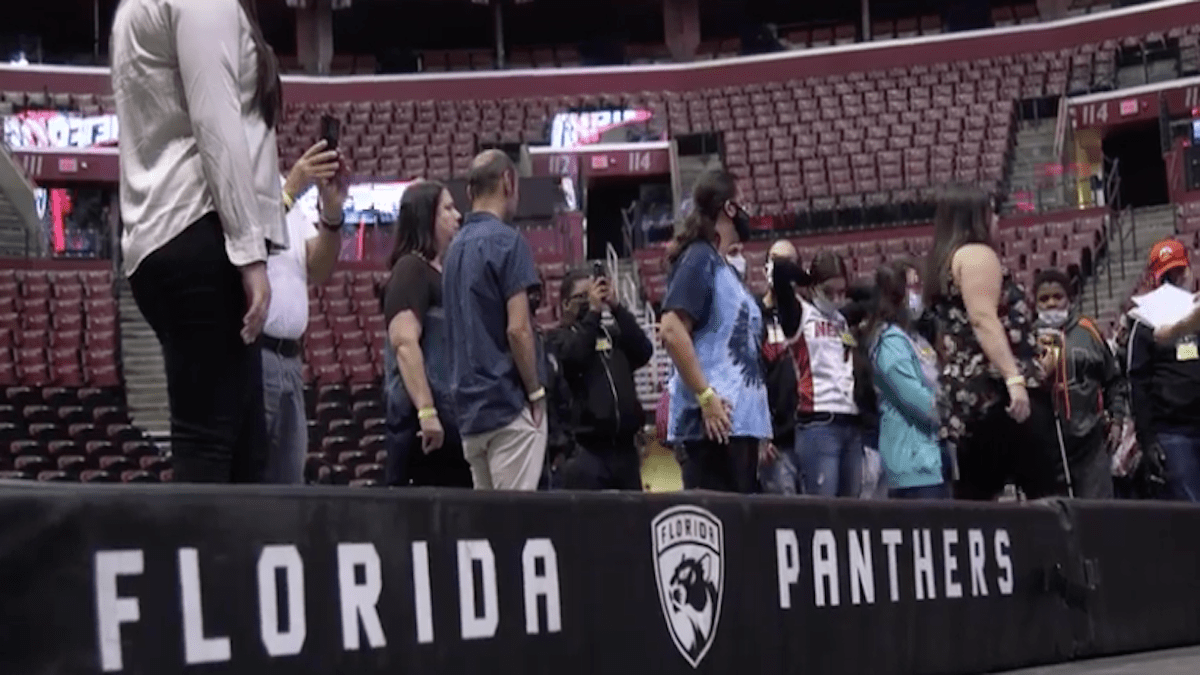 Florida Panthers Hold Several Hockey Clinics for Local Visually ...