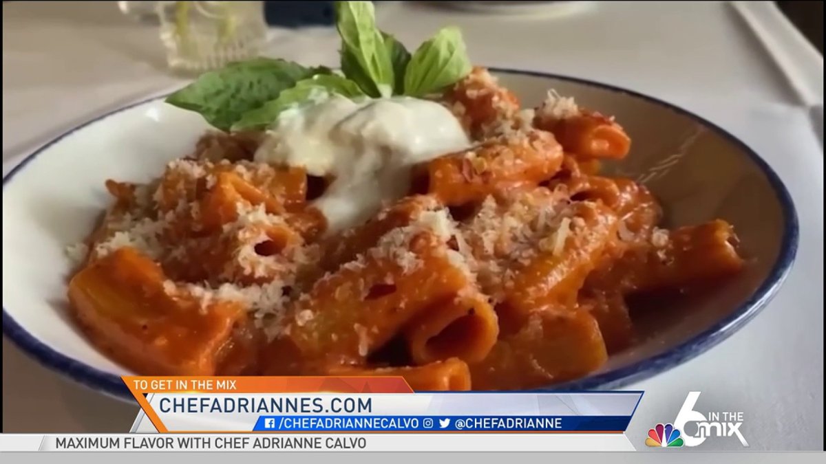 MAXIMUM FLAVOR: Chef Adrianne Calvo Shares Her Rigatoni Recipe – NBC 6 ...