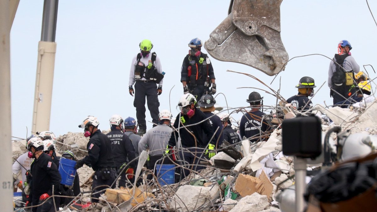 Recovery Work at Surfside Collapse Site Will Continue for at Least a ...