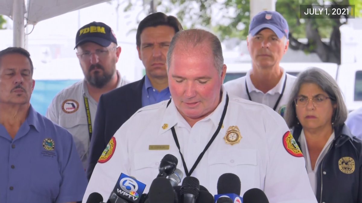 Miami-Dade Fire Chief, Mayor Confirm Pause in Rescue Operations – NBC 6 ...