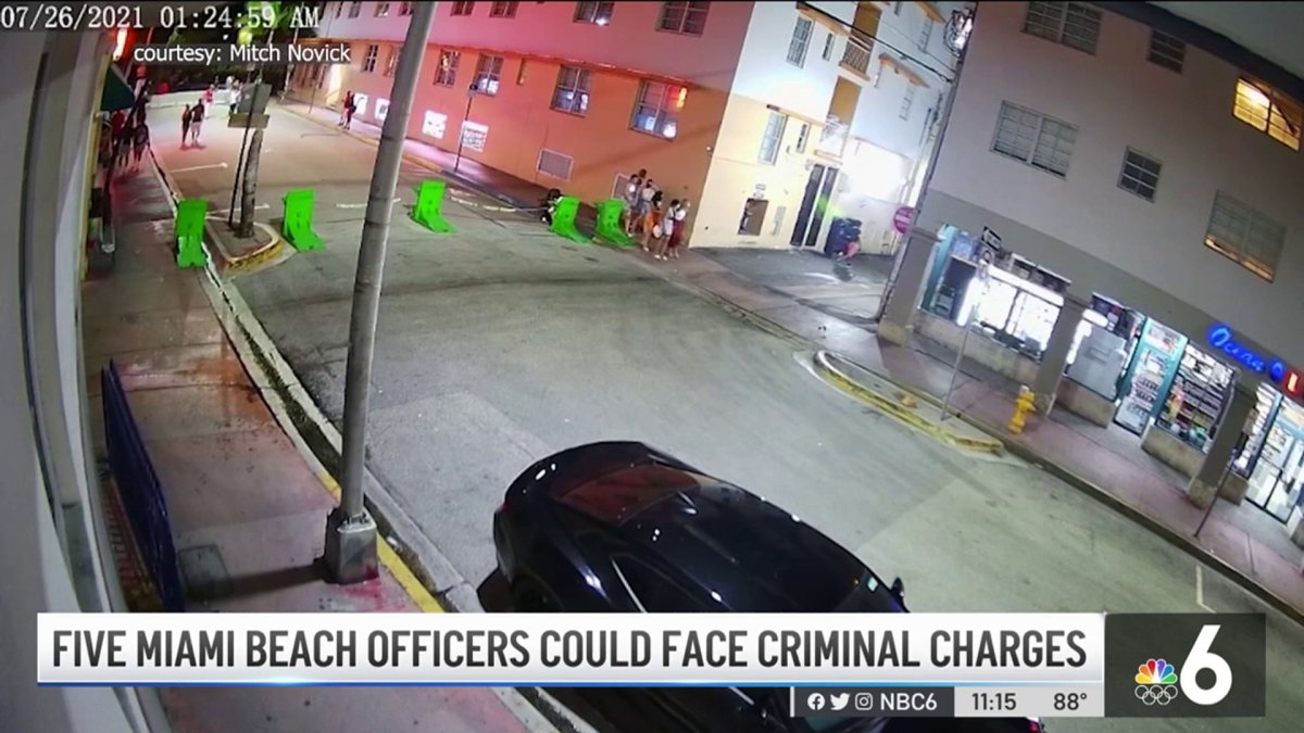 Five Miami Beach Officers Could Face Criminal Charges – NBC 6 South Florida