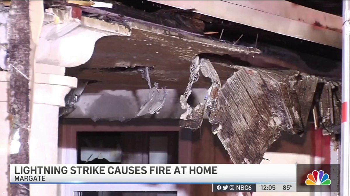 Lightning Strike Causes House Fire in Margate – NBC 6 South Florida