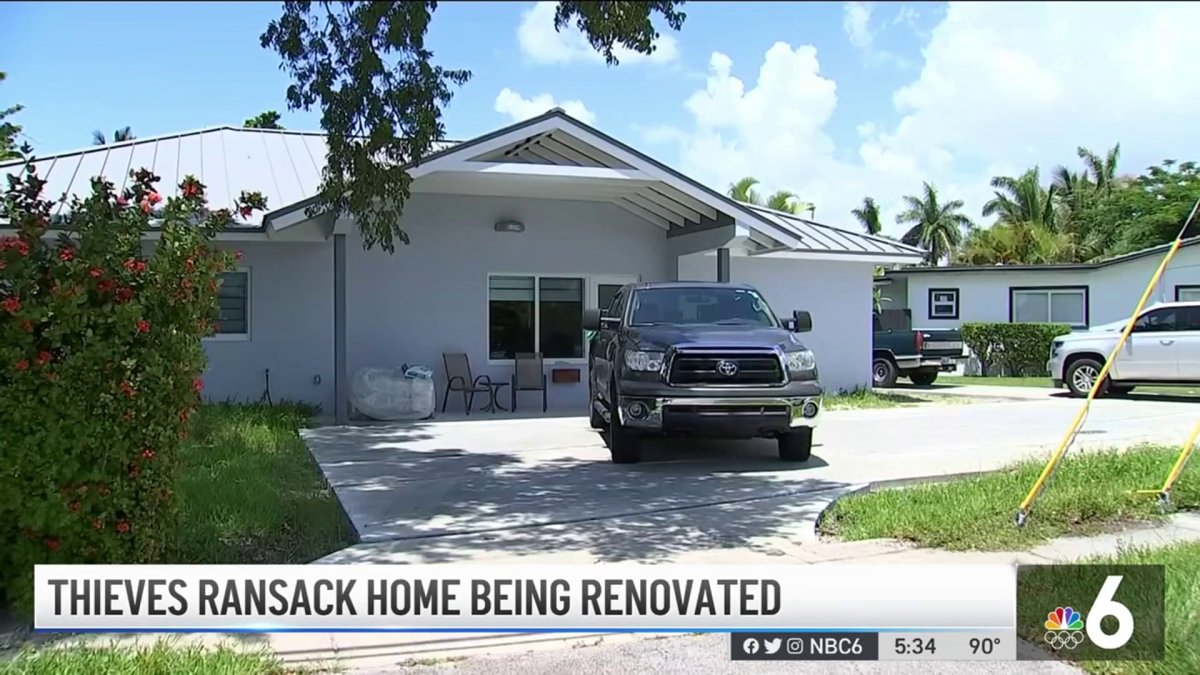 Thieves Ransack Home Being Renovated – NBC 6 South Florida