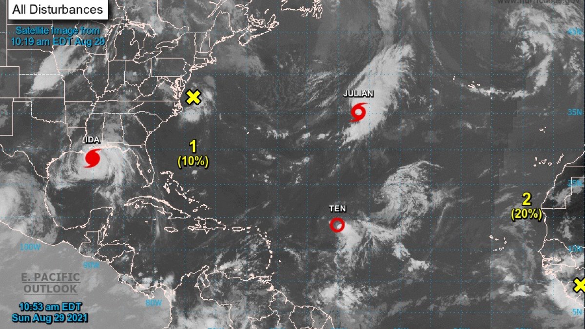 Tropical Storm Julian Forms in the Atlantic, Expected to Downgrade ...