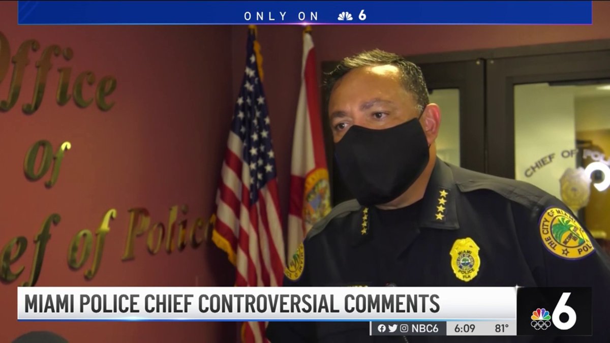 Miami Police Chief Responds to Backlash Over Controversial Comments ...