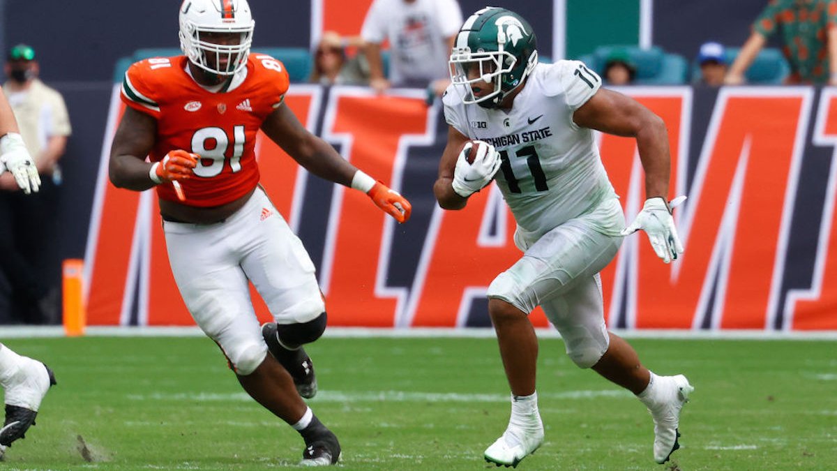 Spartans Run: Michigan State Rolls Past No. 24 Miami, 38-17 – NBC 6 ...
