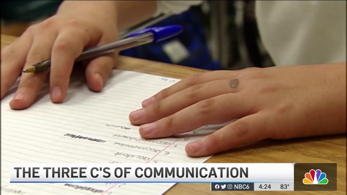 The Three C’s of Communication – NBC 6 South Florida